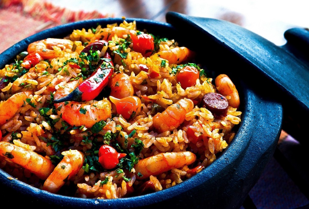 Arroz con langostinos y chorizo – LO CHIC revista